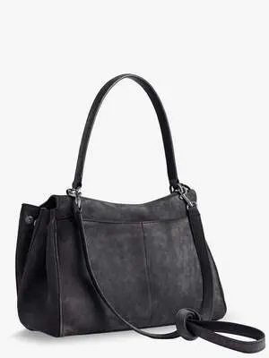 Balenciaga Rodeo S Suede Crossbody Bag