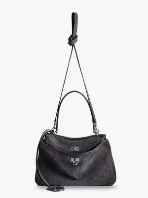 Balenciaga Rodeo S Suede Crossbody Bag
