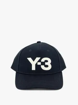 ADIDAS Y-3 Y-3 Logo Baseball Cotton Cap - Black