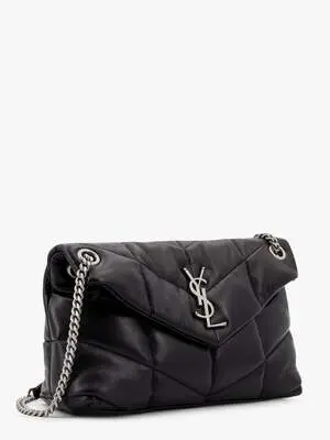 Saint Laurent Puffer Matelassé Leather Crossbody Bag