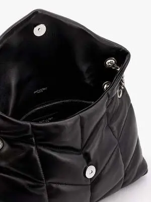 Saint Laurent Puffer Matelassé Leather Crossbody Bag
