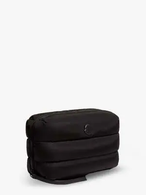 Moncler Nylon Caradoc Beauty Case With Metal Logo - Black