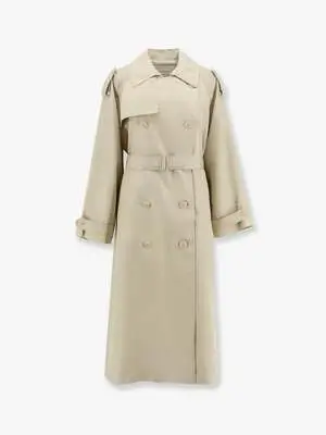 THE FRANKIE SHOP Veyron Double-breasted Blazer - Beige
