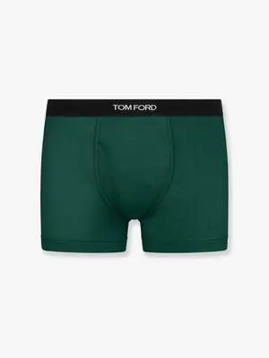 TOM FORD Stretch Cotton Boxer Briefs - Green