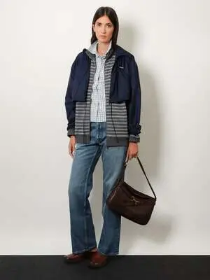 Miu Miu Embroidered Logo Denim Jeans