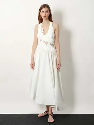 Zimmermann Luna Applique Cotton Dress