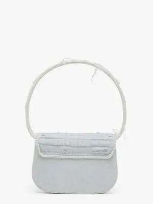 DIESEL® 1dr Denim Shoulder Bag With Rhinestone D Logo