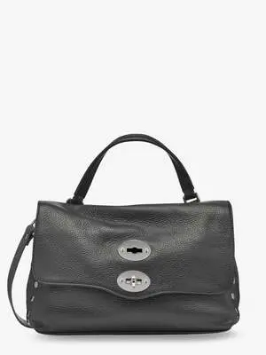 ZANELLATO Postina S Leather Crossbody Bag - Grey