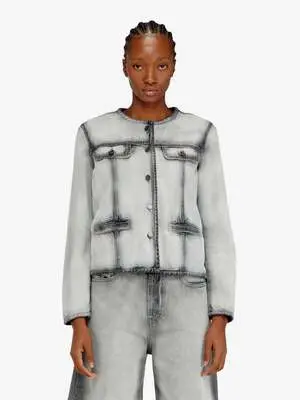 DIESEL® De-grafy-fsi Cotton And Lyocell Jacket
