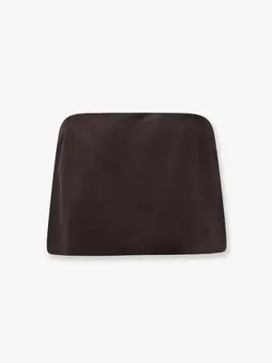 Miu Miu Mohair And Virgin Wool Mini Skirt