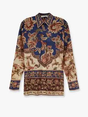 Zimmermann Aster Relaxed Fit Shirt - Blue