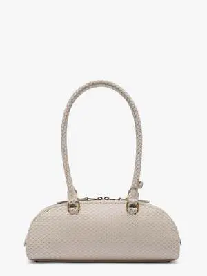 DIESEL® 1dr Python-effect Leather Shoulder Bag