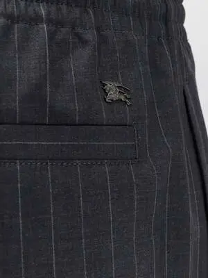 Burberry Wool Trousers With Drawstring