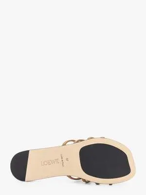 Loewe Anagram Leather Sandals
