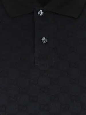 Gucci Gg Viscose Blend Polo Shirt