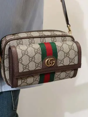 Gucci Ophidia Gg Fabric Crossbody Bag