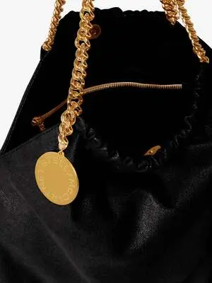 Stella McCartney Falabella Shaggy Deer Shoulder Bag - Black