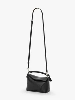Loewe Puzzle Edge Leather Handbag - Black