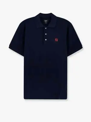 Fendi Embroidered Polos For Men