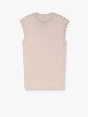 JOSEPH Calife Silk And Cotton Tank Top - Beige