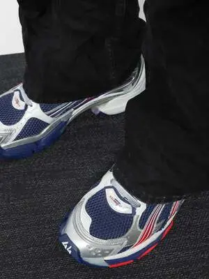 Balenciaga Mesh And Nylon Runner Sneakers