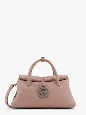 ZANELLATO Hammered Leather Dotta® Small Crossbody Bag - Pink
