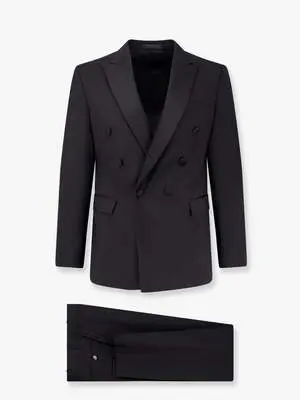 Corneliani Virgin Wool And Mohair Tuxedo - Black