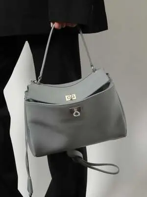 Balenciaga Rodeo Leather Crossbody Bag