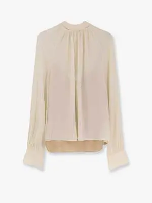 Vince Recycled Material Shirt - Beige