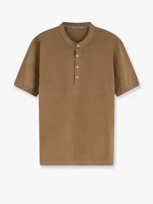 Corneliani Cotton T-shirt - Brown