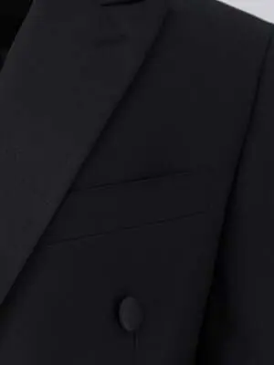 Corneliani Double-breasted Virgin Wool And Mohair Tuxedo