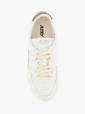 AUTRY Medalist Leather Lace-up Sneakers - White