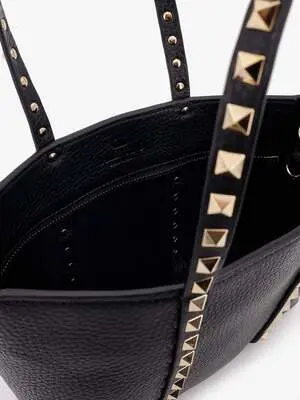 Valentino Garavani Rockstud Leather Shopping Bag