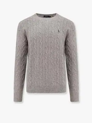 Polo Ralph Lauren Wool An Cashmere Cable Knit Sweater - Grey
