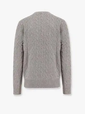 Polo Ralph Lauren Wool And Cashmere Cable Knit Crew Neck Sweater