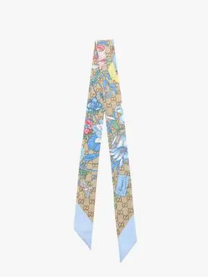 Gucci Silk Bandeau - Blue