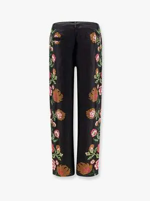 PHILIPPA 1970 Keila Linen Trousers With Embroidery
