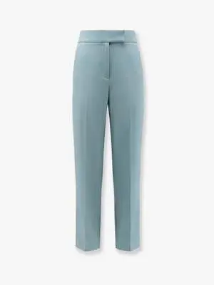 JOSEPH Aix Viscose And Linen Trousers - Blue