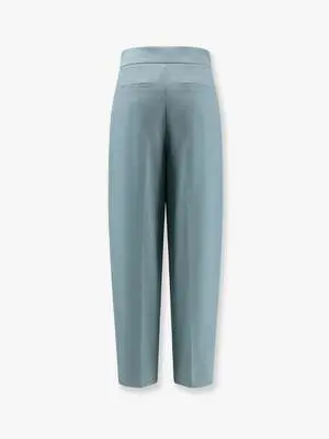 JOSEPH Aix Viscose And Linen Trousers