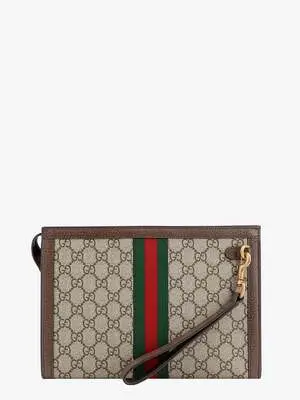 Gucci Ophidia Gg Fabric Clutch Bag