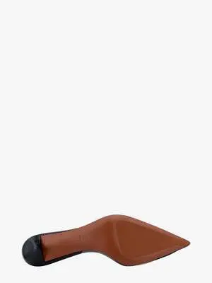 Alaïa Le Coeur Slingback Pvc And Leather Pumps - Black