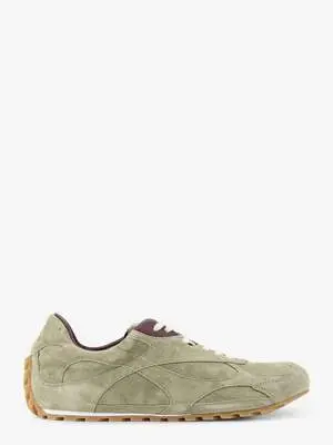 Bottega Veneta Orbit Flash Suede Sneakers - Green
