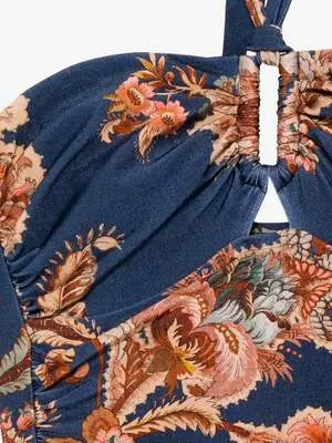 Zimmermann Aster Paisley Print One Piece Swimsuit