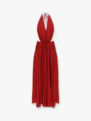 Zimmermann Indra Silk Dress - Red