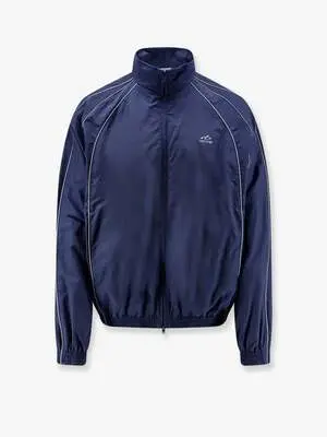 Balenciaga Tracksuit Jacket With Logo - Blue