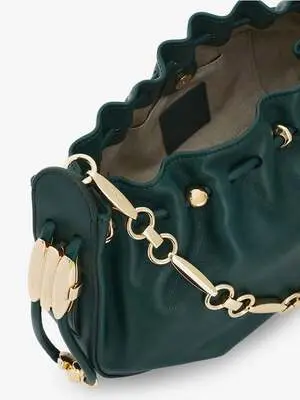 Zimmermann Halcyon Leather Clutch - Green