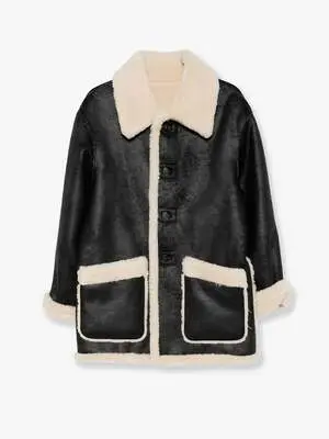 DUNST Reversible Eco-shearling Jacket - Black
