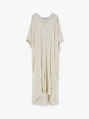 Alberta Ferretti Viscose Long Dress - Beige