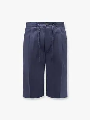HEVO Torre Lapillo Cotton Shorts - Blue