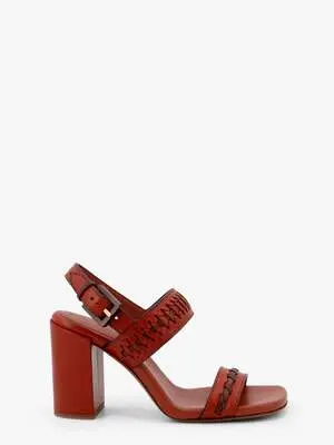 Zimmermann Alchemy 85 Leather Sandals - Brown